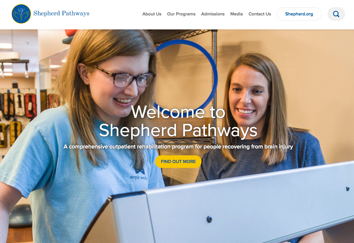 Hospital Launches Redesigned Shepherd Pathways Website