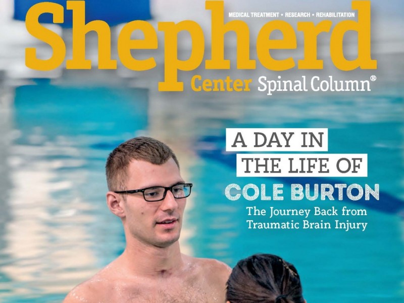 Spinal Column Features Patient with Brain Injury