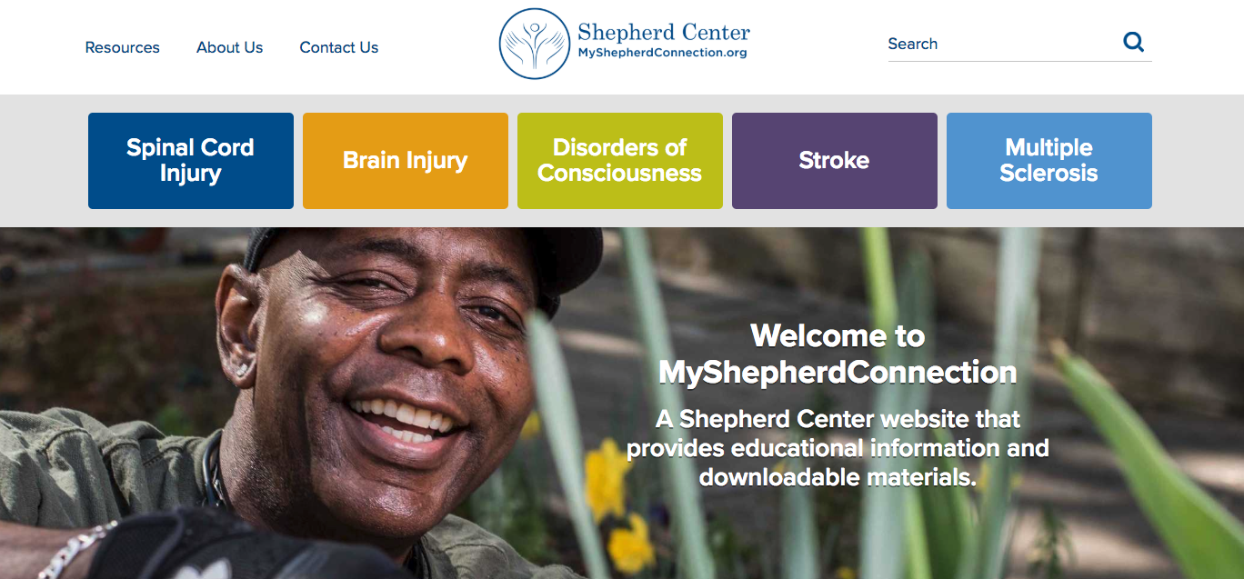 Shepherd Center Debuts Redesigned Website for Patient Education