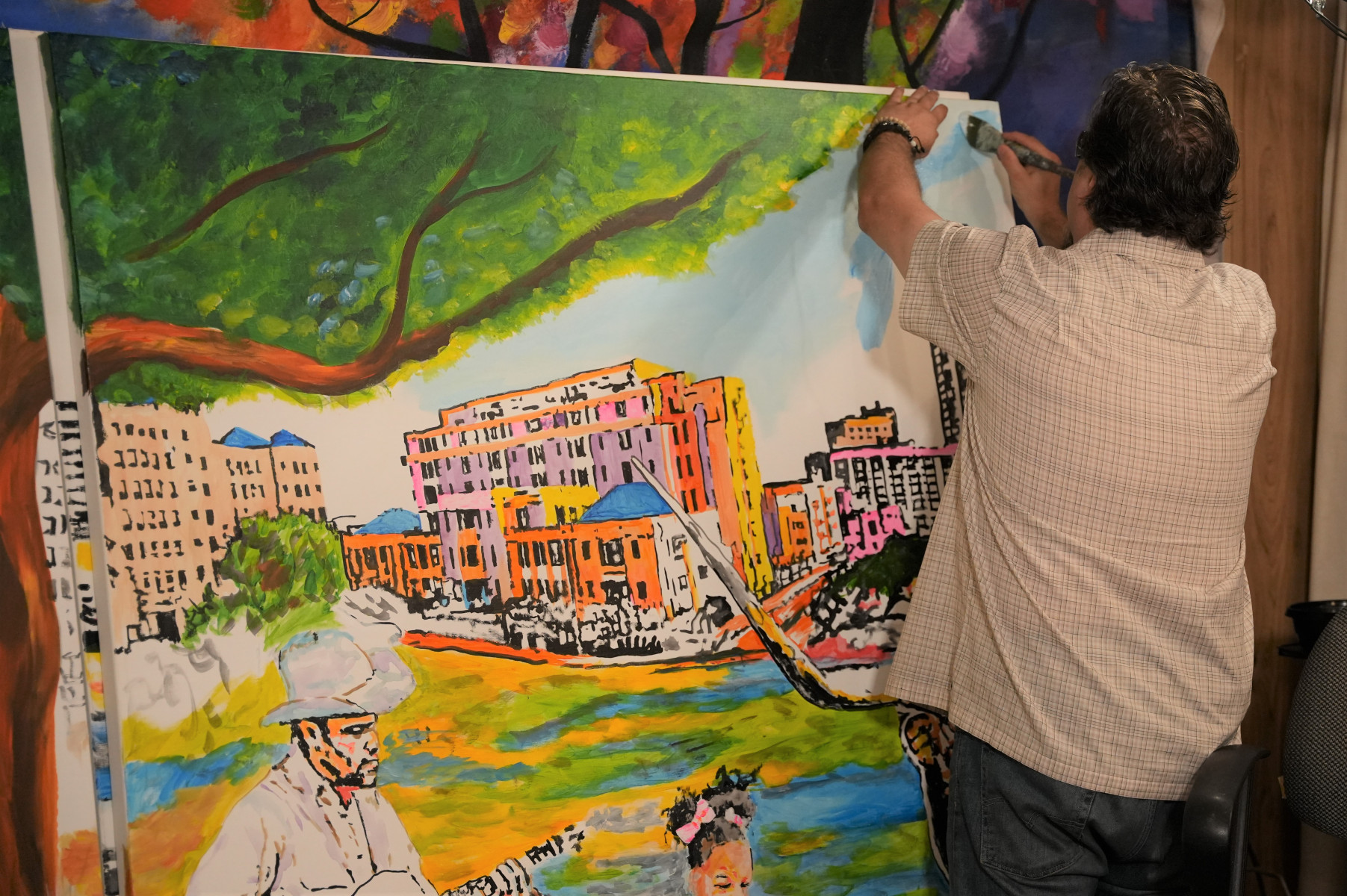 It’s a Colorful Life: Mural at Justin Institute Created by World ...