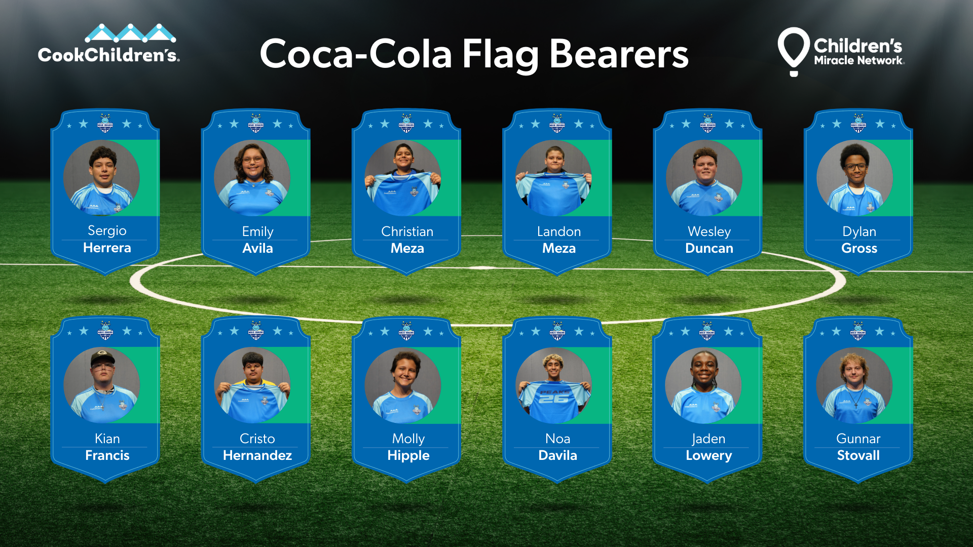 Cook Children’s Patients Named World Cup 2026 Flag Bearers