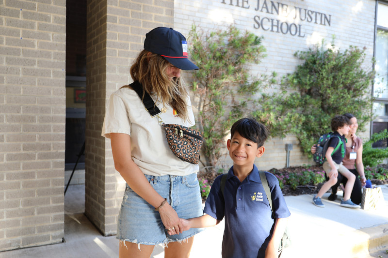 Back-to-School: Students Return for First Day at Jane Justin School