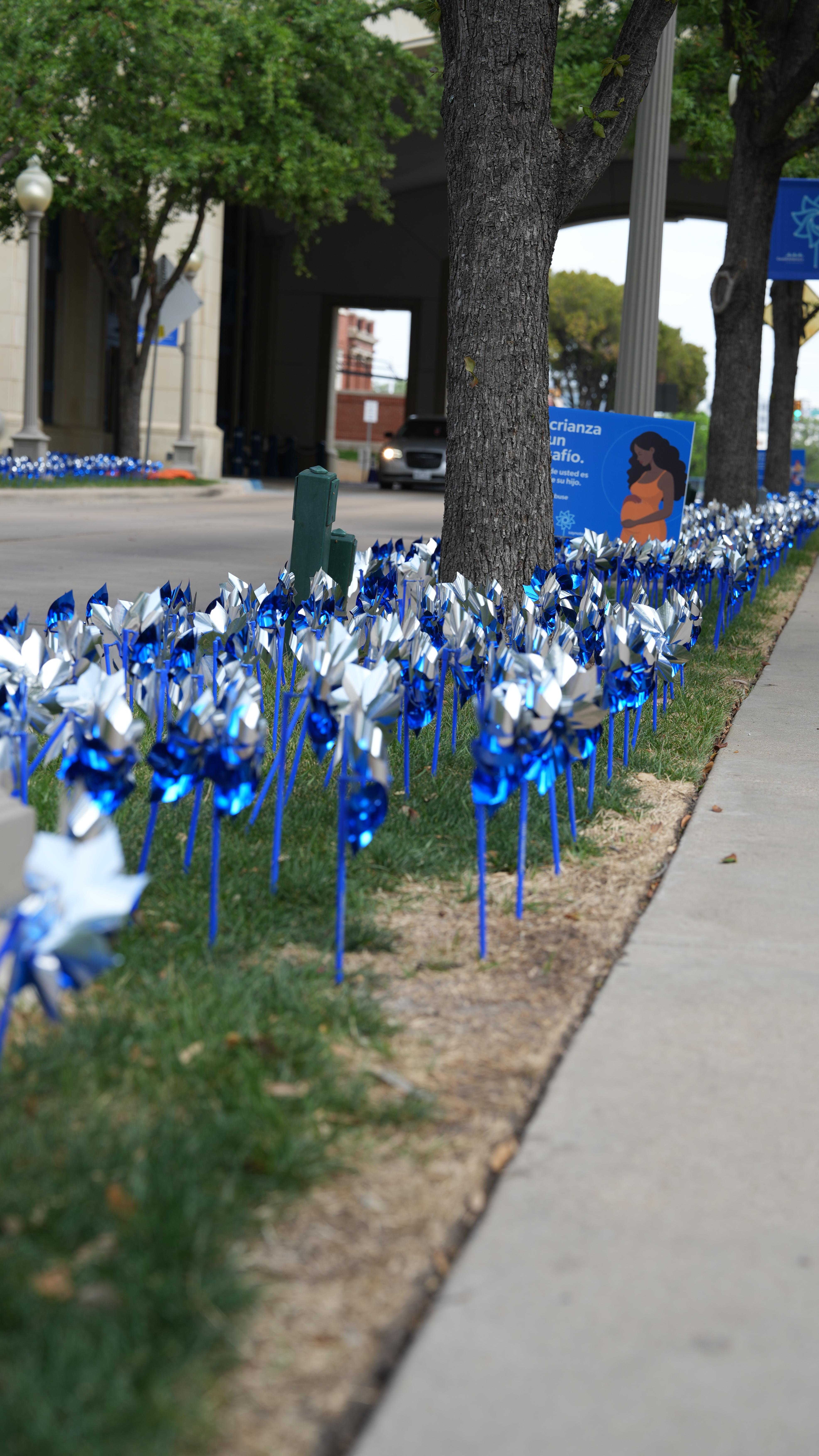 Why 2,800 Pinwheels Are Lining the Paths at Cook Children’s