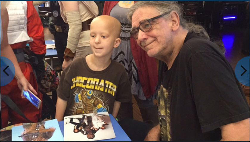 Chewbacca Actor Peter Mayhew visits Cook Children's to Celebrate May 4th