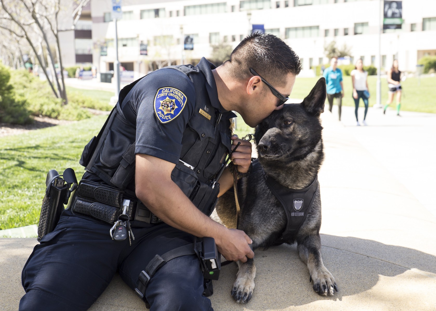 K-9 police dog Armor and Sgt. David Angulo have developed a reputation ...