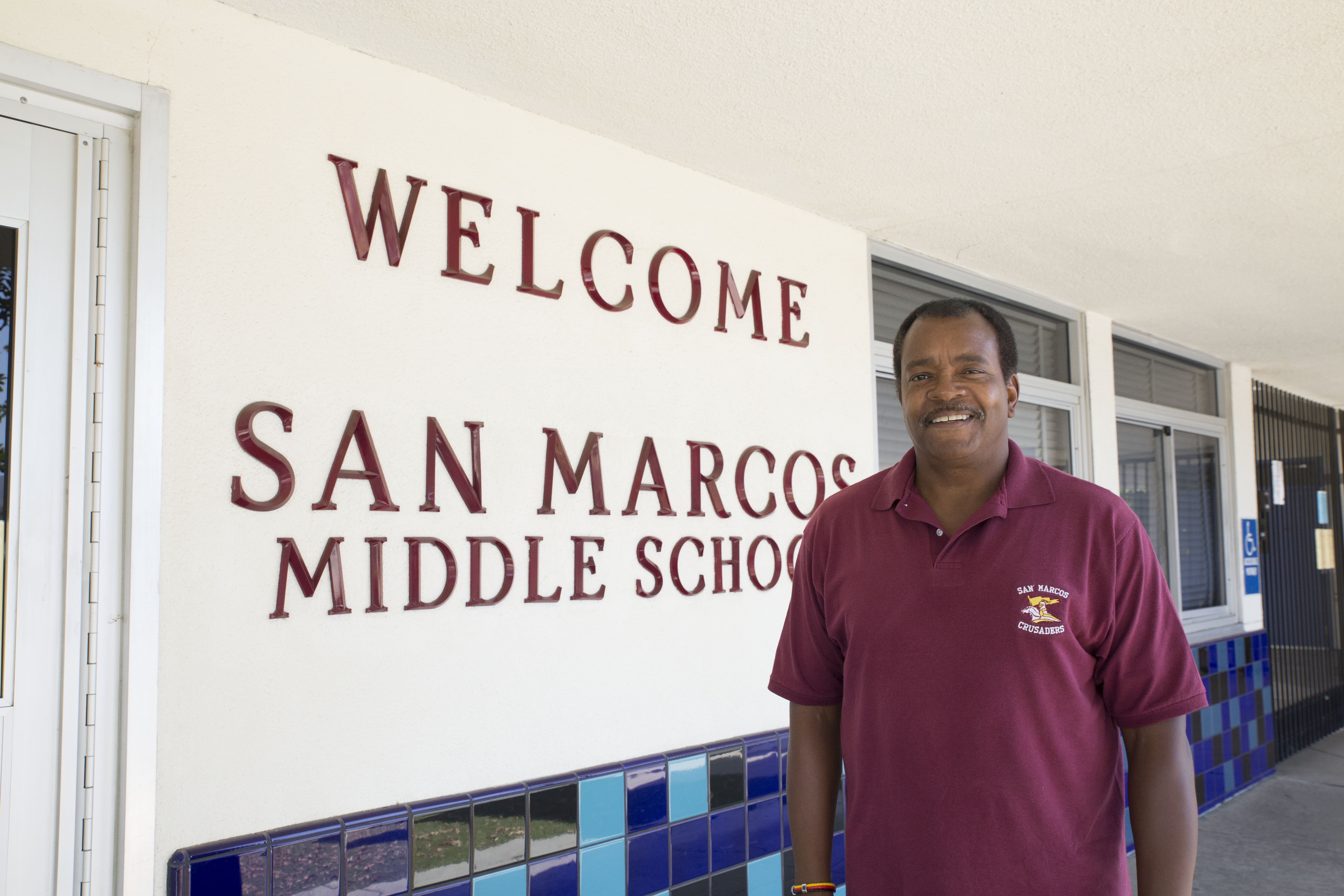 Retired Navy Captain Serves Again . . . in a San Marcos Middle School ...