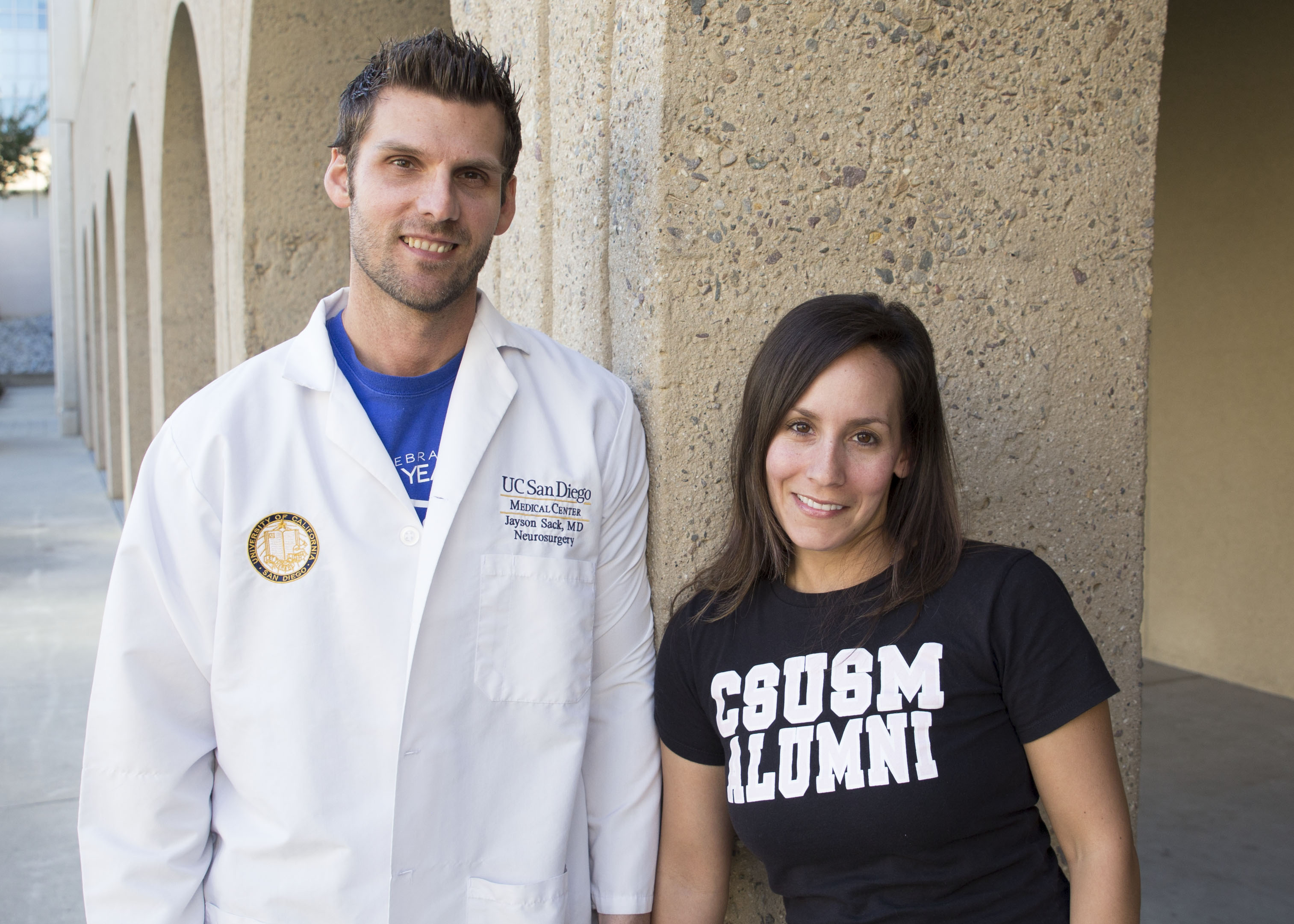 Proud CSUSM Alumni - Jayson and Shilow Sack