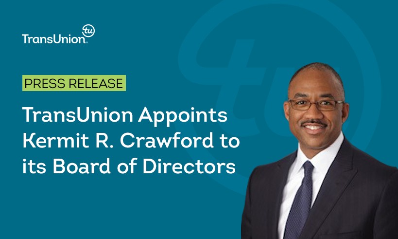 TransUnion Appoints Kermit R. Crawford to its Board of Directors
