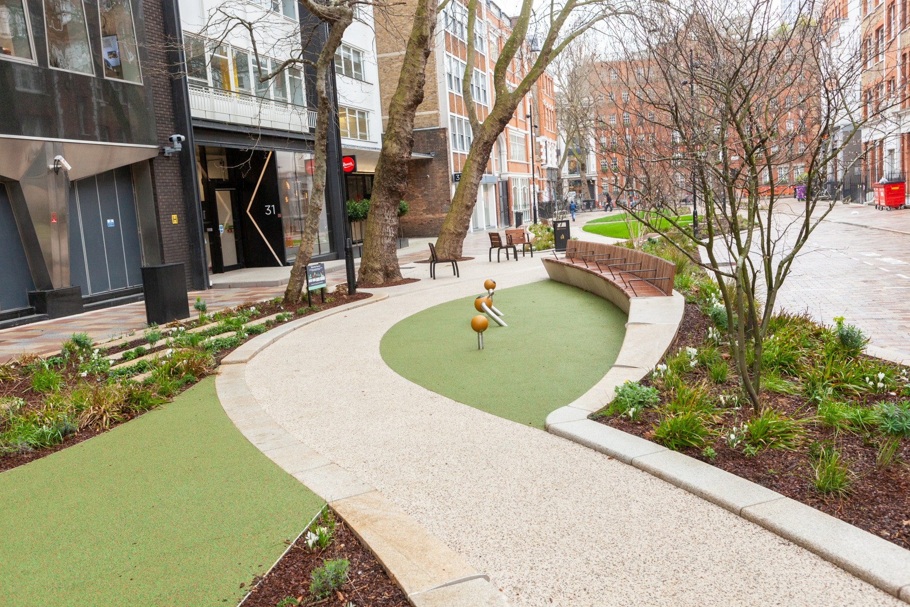 Alfred Place Gardens – from pavement to park
