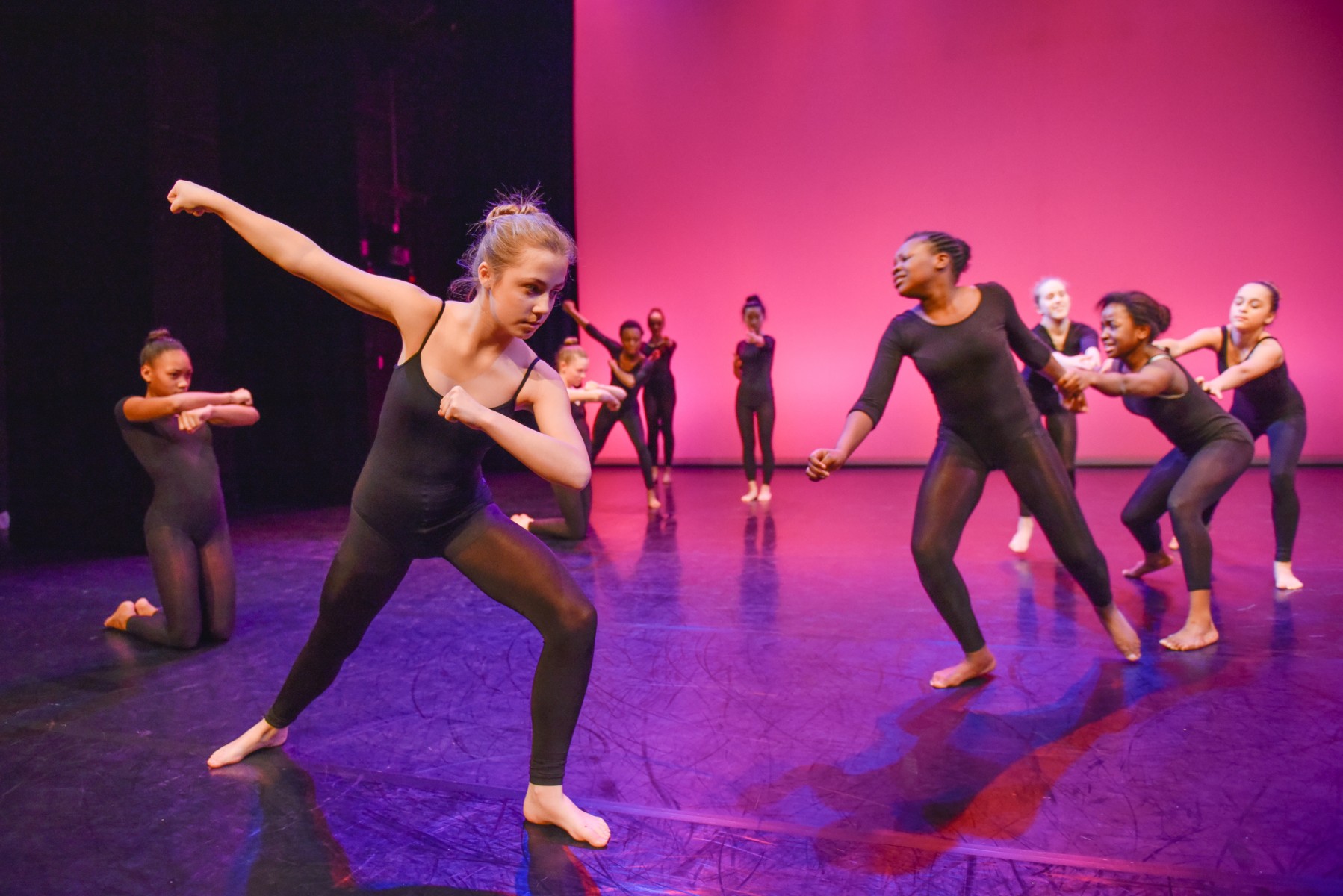 Pupils take to the stage at the Camden Schools Dance Festival