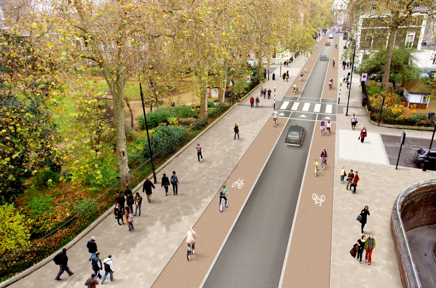 Trial of West End’s first walking and cycling street