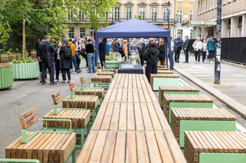 A new accessible public space by Gordon Square in the heart of Bloomsbury