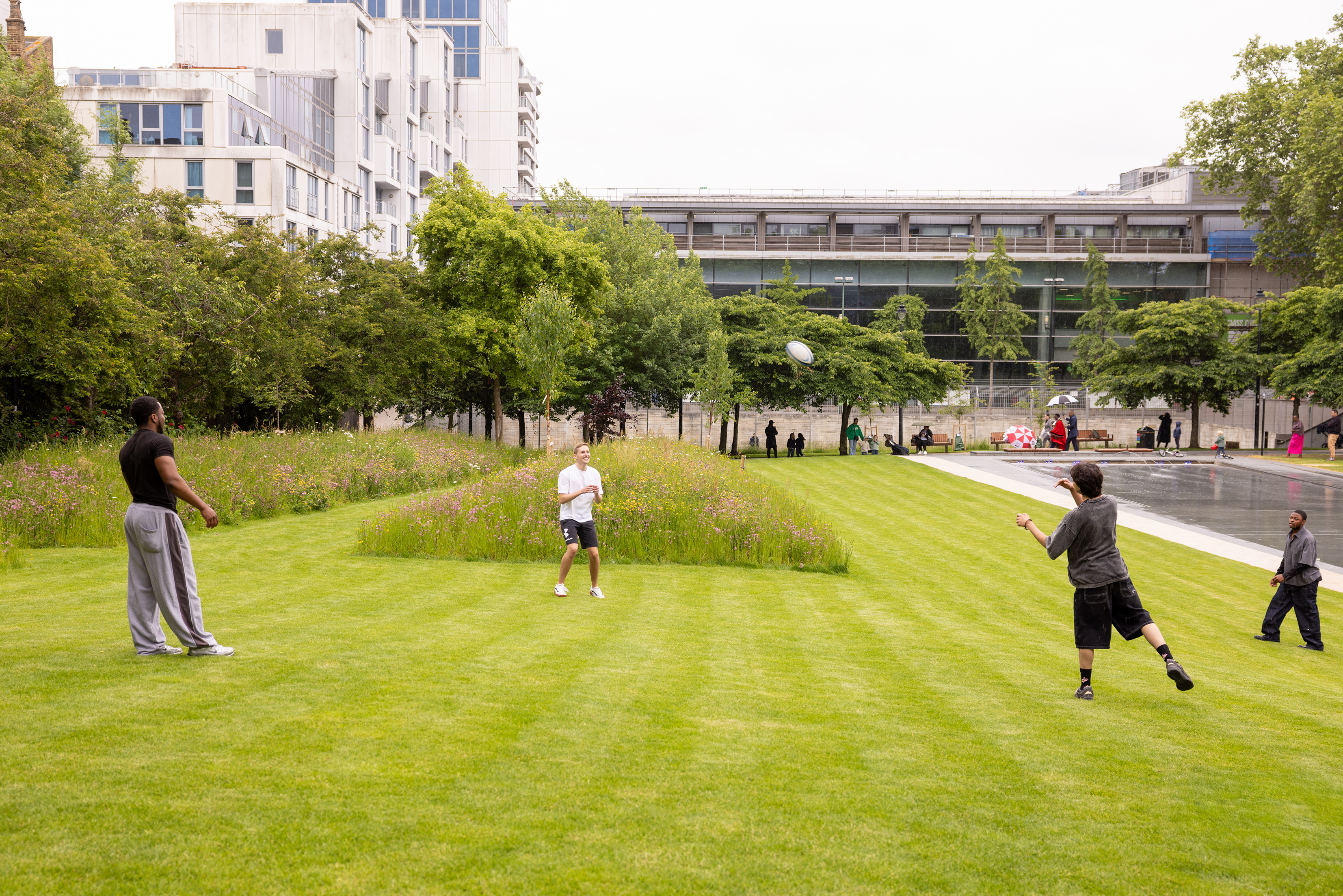 Community celebrates the reopening of Swiss Cottage Open Space