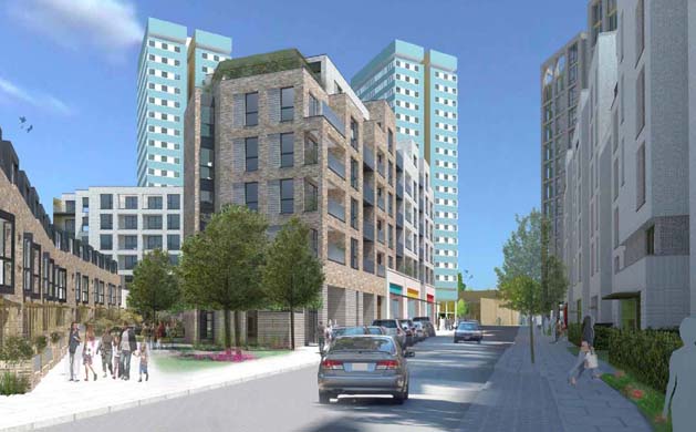 New homes and community facilities in Kilburn