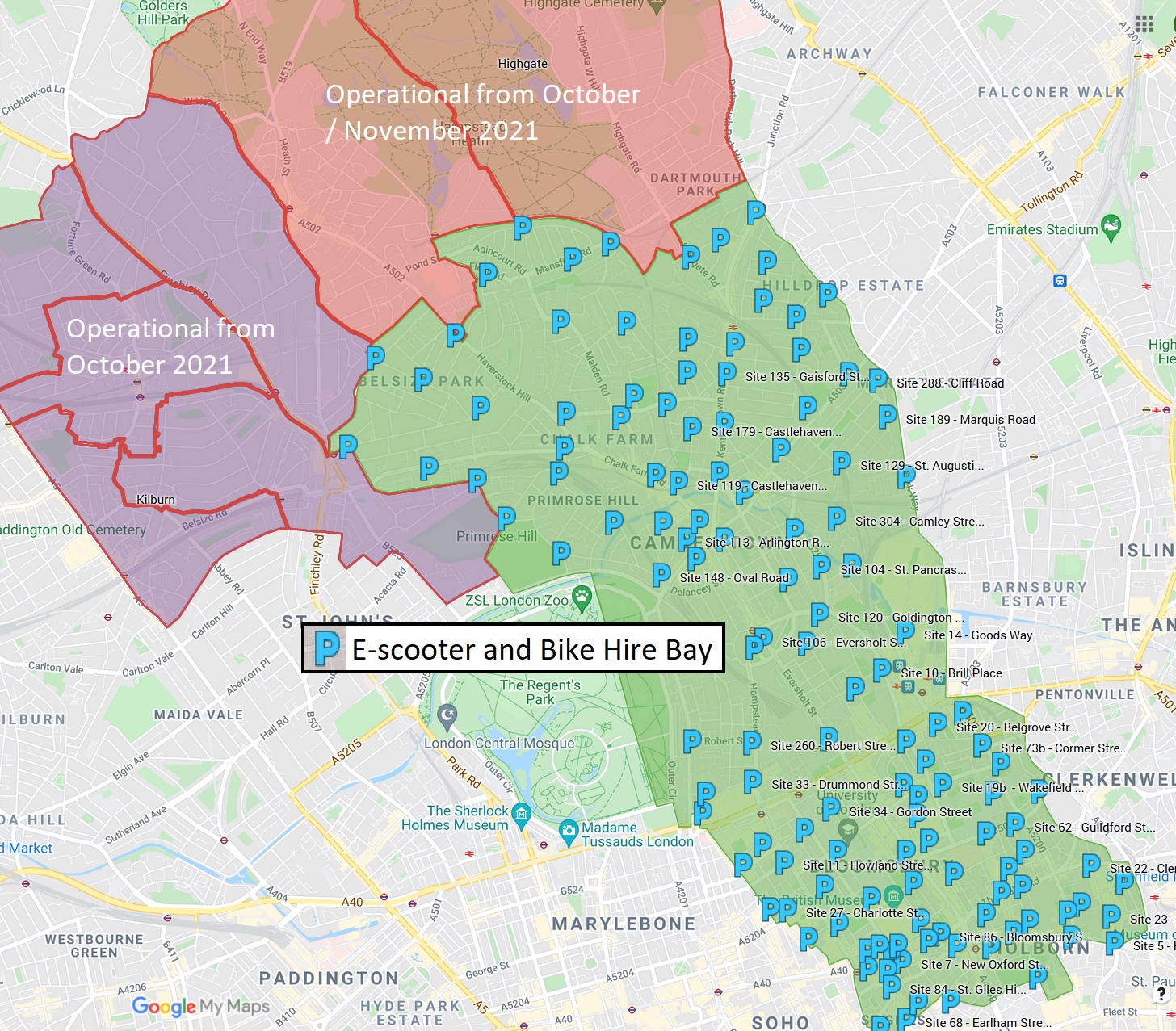 TfL e-scooter trial set to begin in Camden