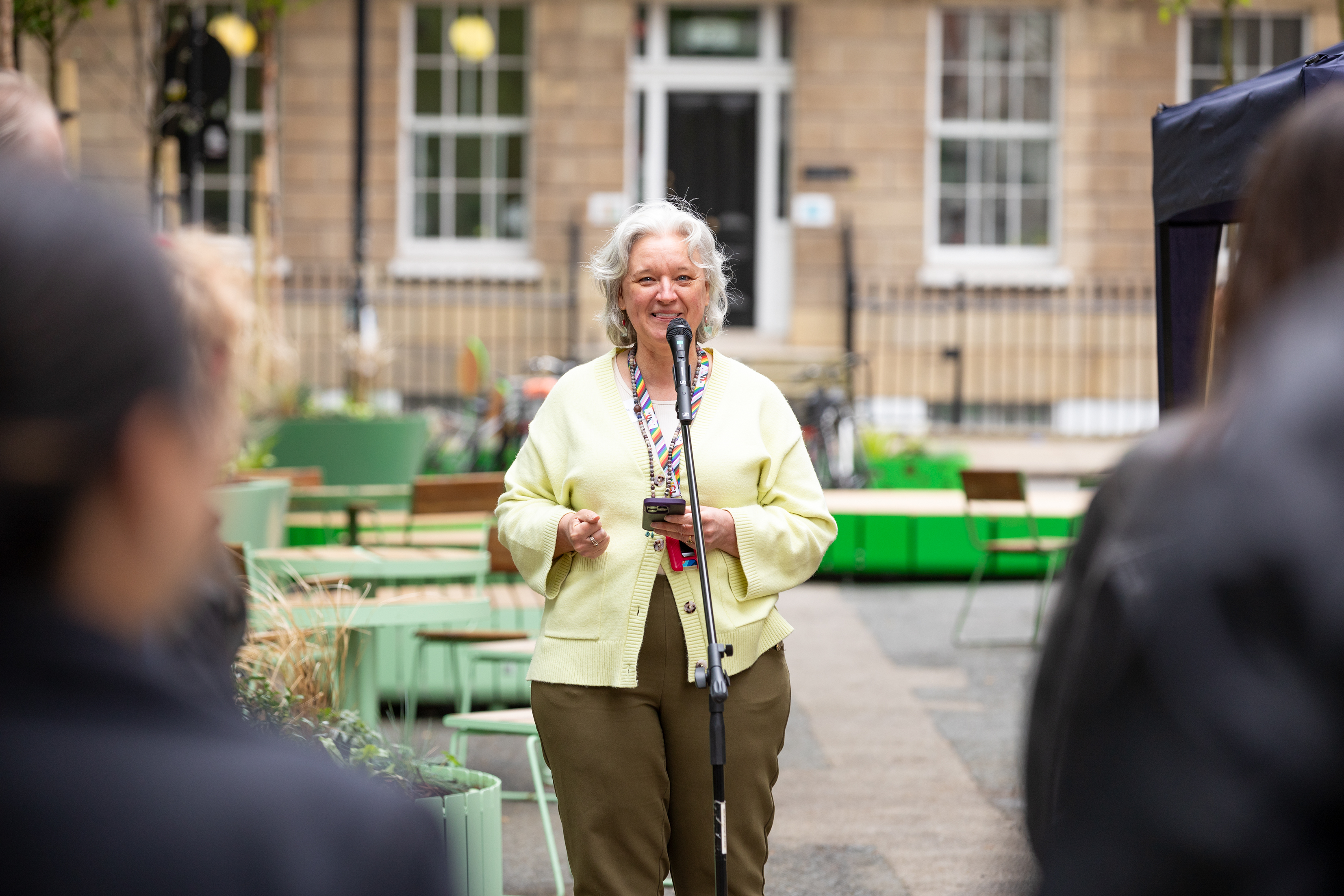 A new accessible public space by Gordon Square in the heart of Bloomsbury