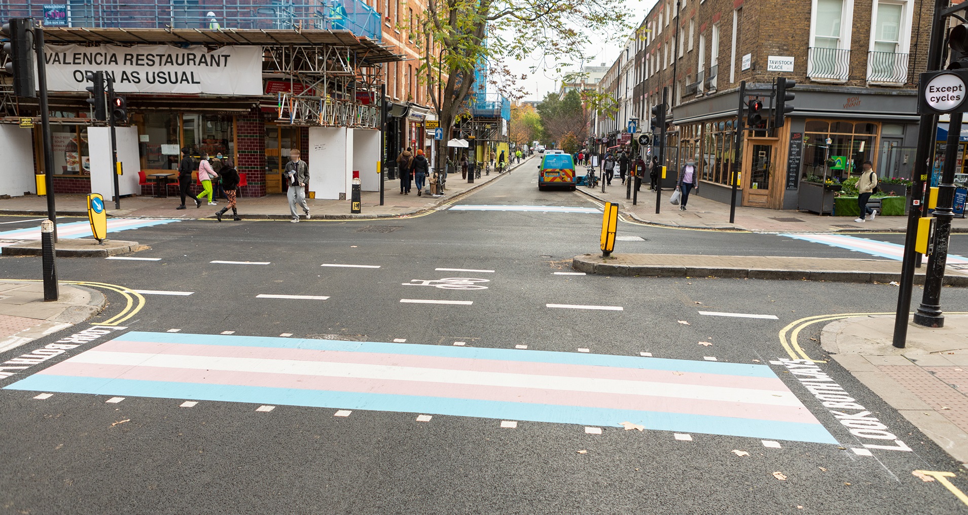 Camden unveils crossing to celebrate Transgender Awareness Week