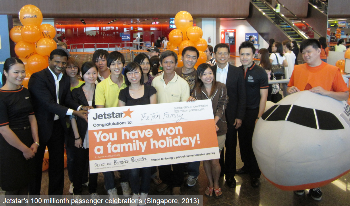Nine years of Jetstar Asia - by the numbers