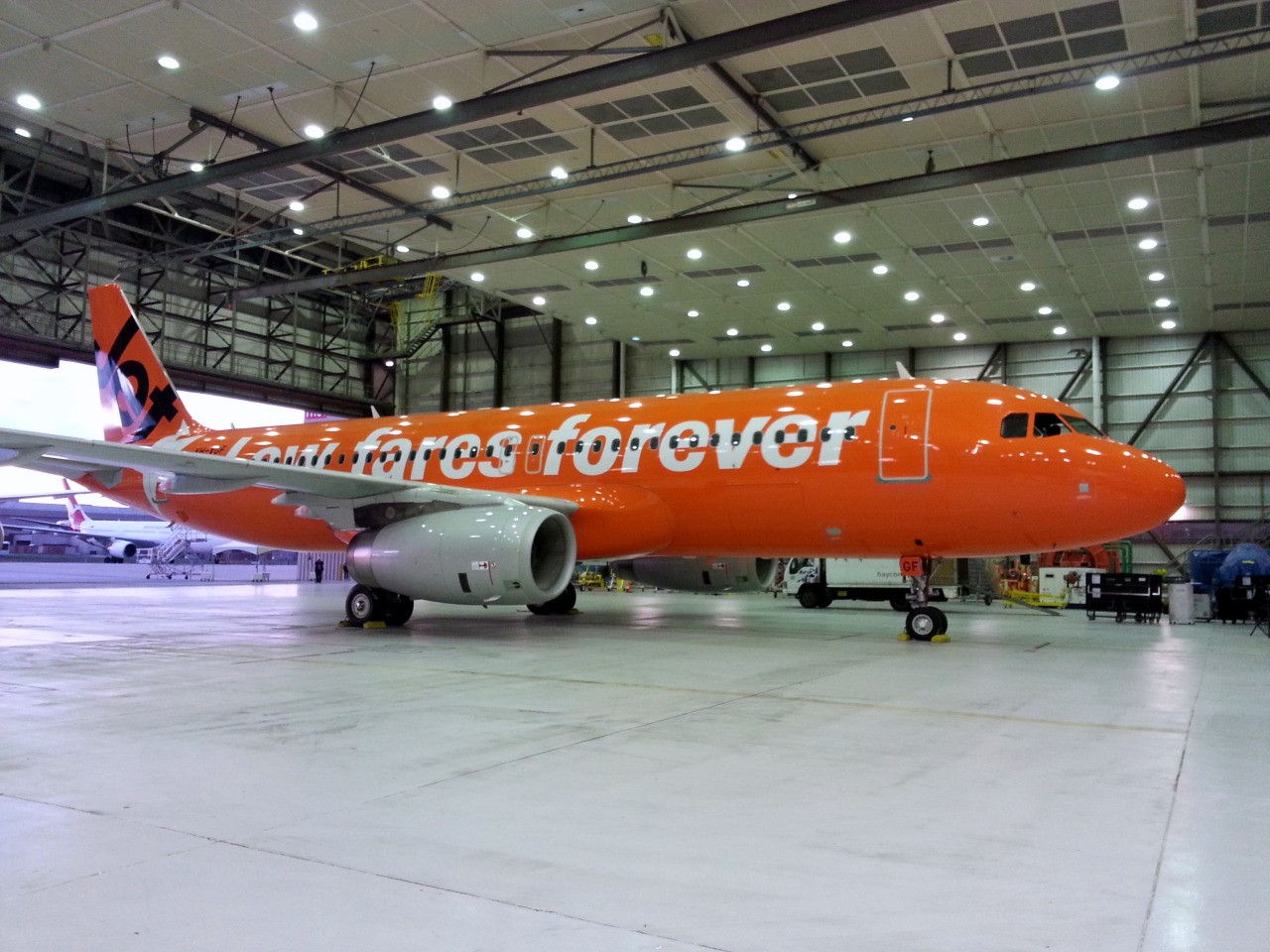 Special 10 years of flying livery