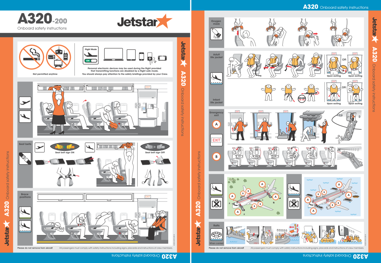 Introducing our new design onboard safety cards