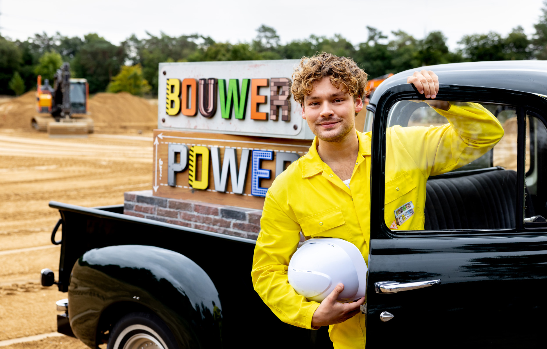 Voor één dag bouwvakker