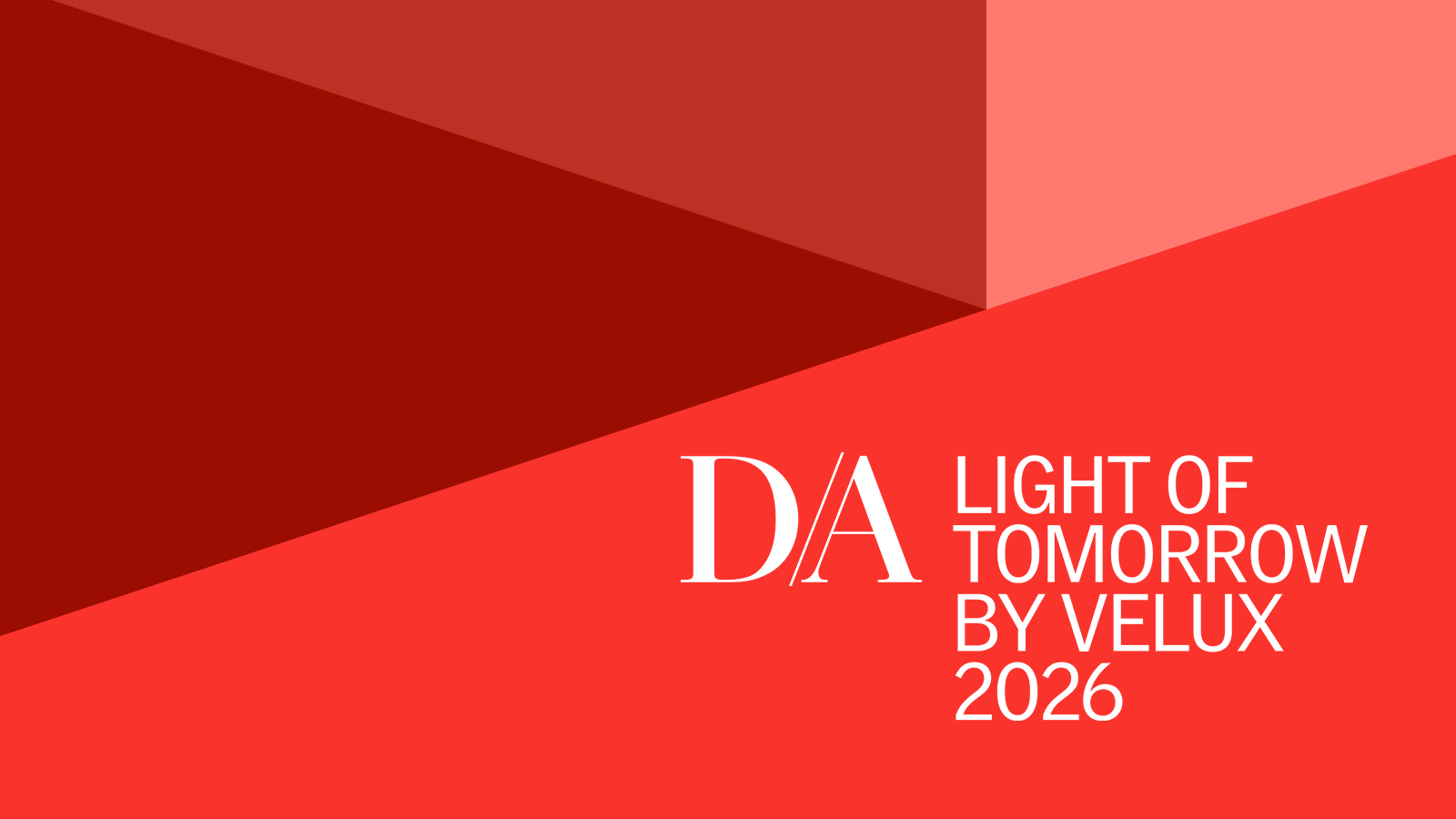 Registration open for Light of Tomorrow by VELUX 2026