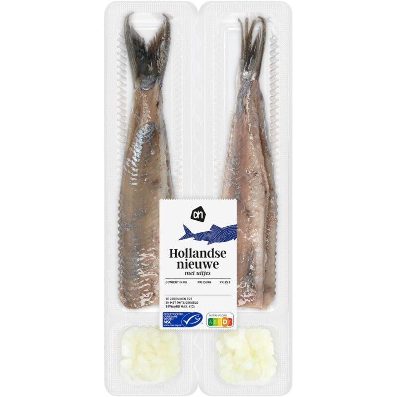 Belangrijke veiligheidswaarschuwing: AH Hollandse nieuwe (filet) met uitjes