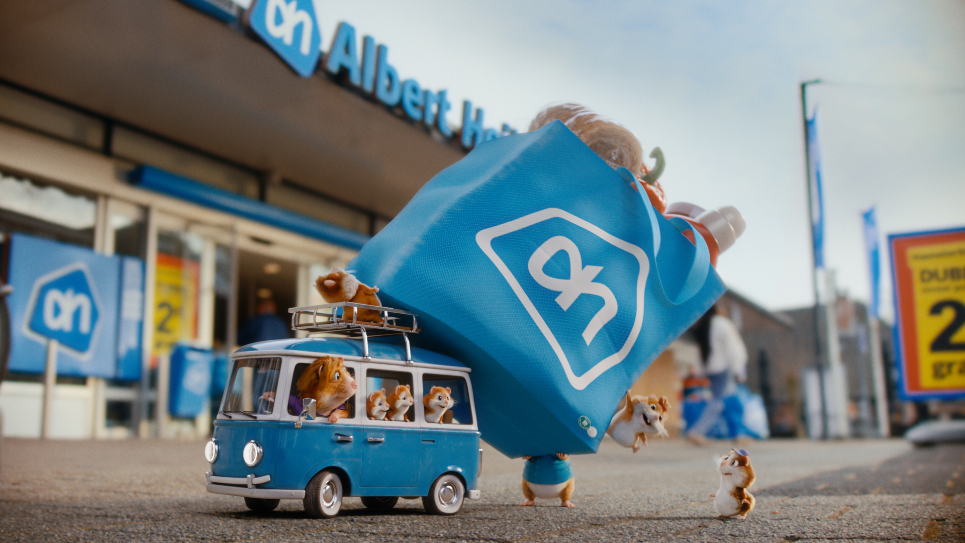 Hoera, gezinsuitbreiding! Albert Heijn stelt hamstergezin voor