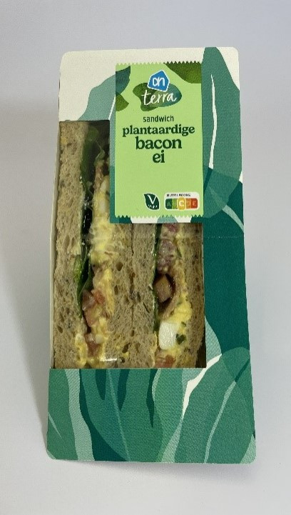 Belangrijke veiligheidswaarschuwing: AH Sandwich terra bacon ei