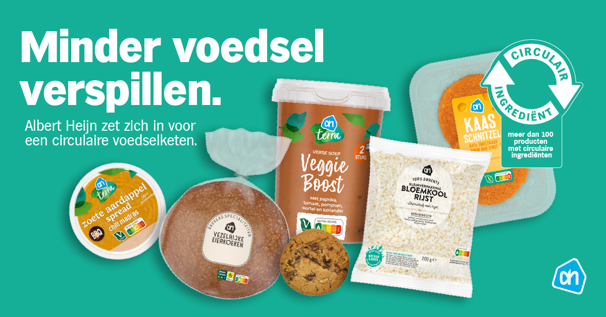 5 miljoen kilo minder voedselverspilling door meer circulaire producten ...