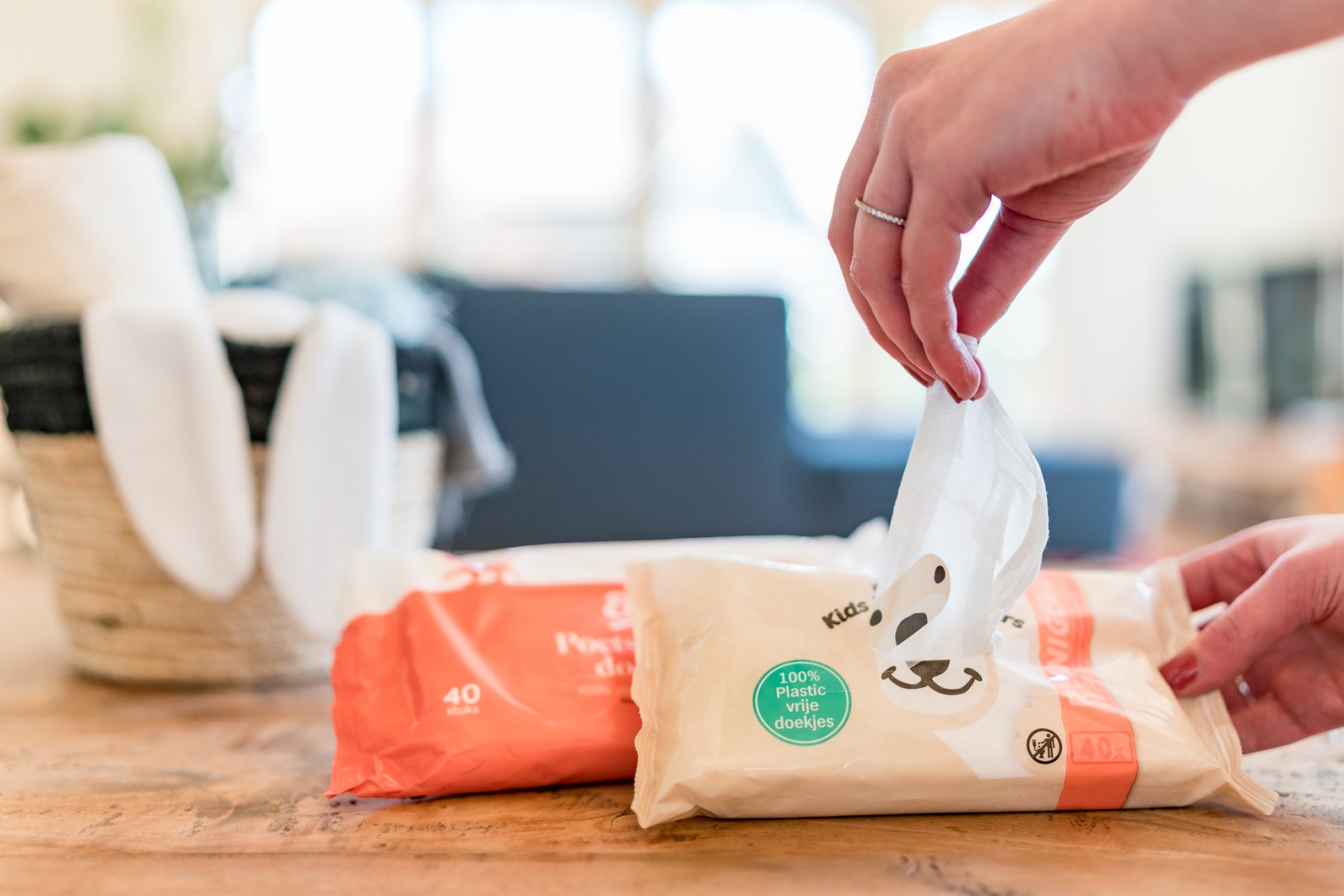 Alle vochtige doekjes van Albert Heijn en Etos plasticvrij