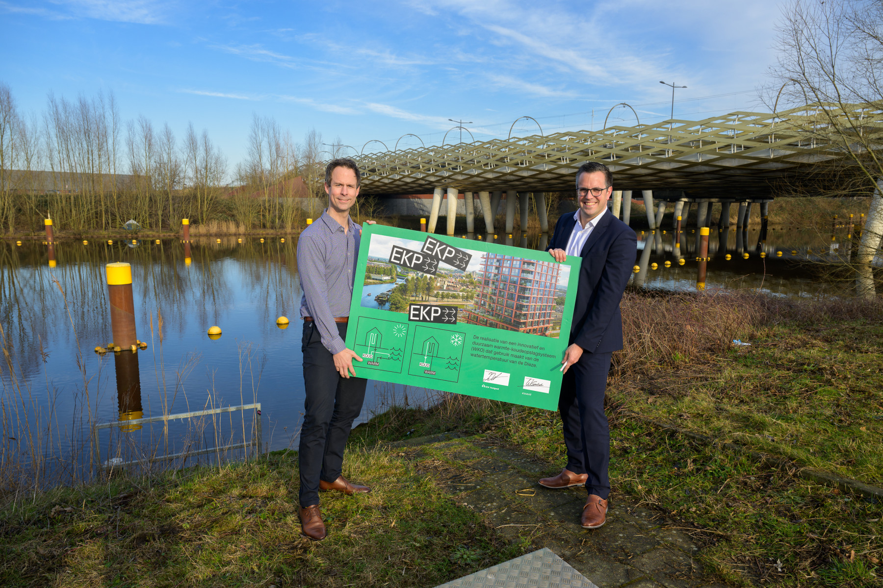 Duurzame energie uit de Dieze voor de nieuwe stadswijk EKP