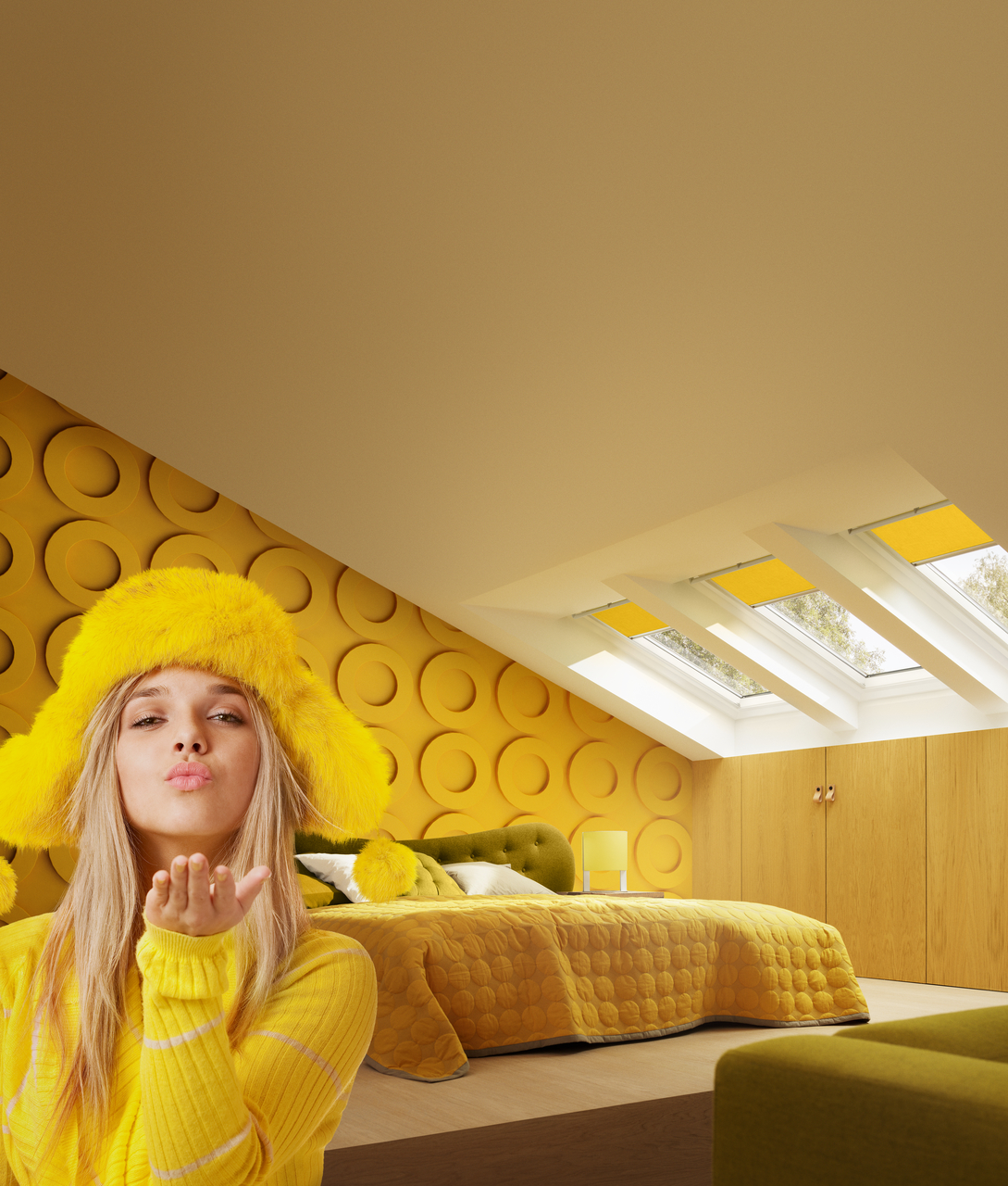 VELUX lanceert Colour by You verduisterende rolgordijnen