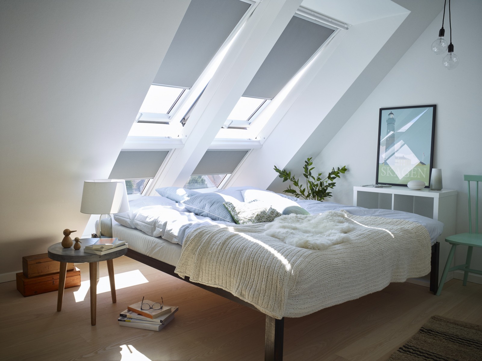Die neue VELUX Colour by You Kollektion bietet Farbtöne für jede Stimmung