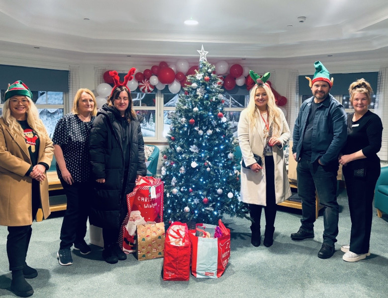 VELUX staff donate to Fife care homes