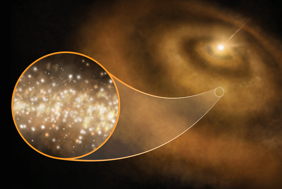 Astronomers discover diamond dust shimmering around distant stars
