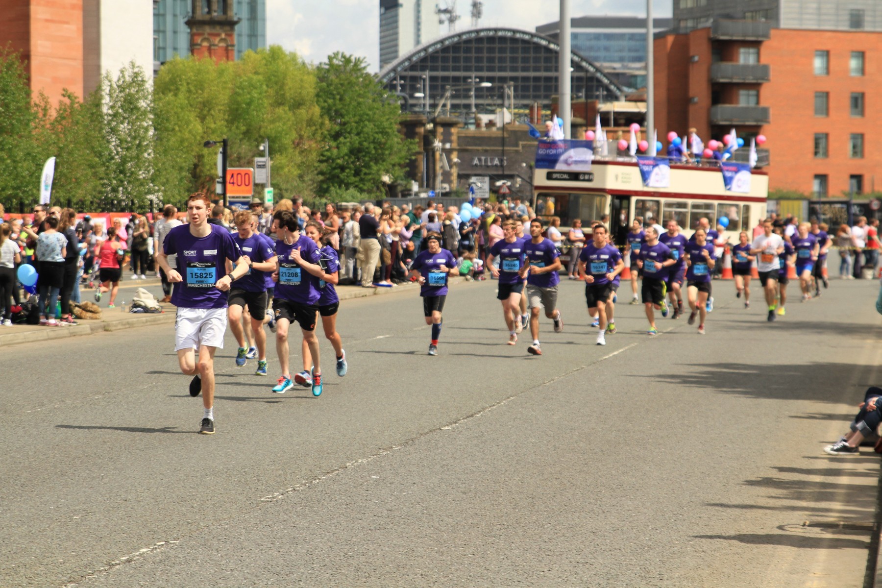 901 Purple Wavers complete the Great Manchester Run