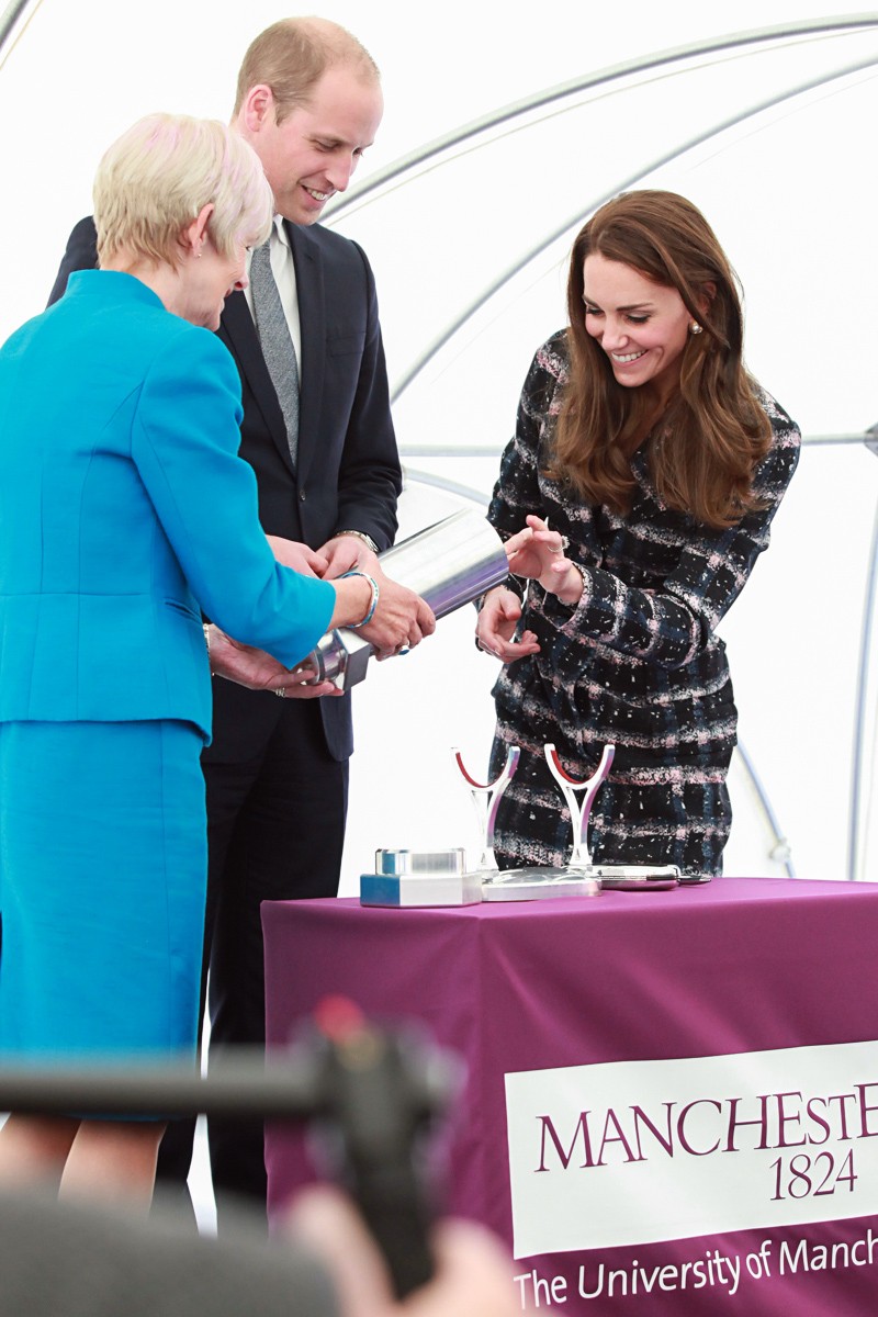 Duke and Duchess of Cambridge visit University of Manchester