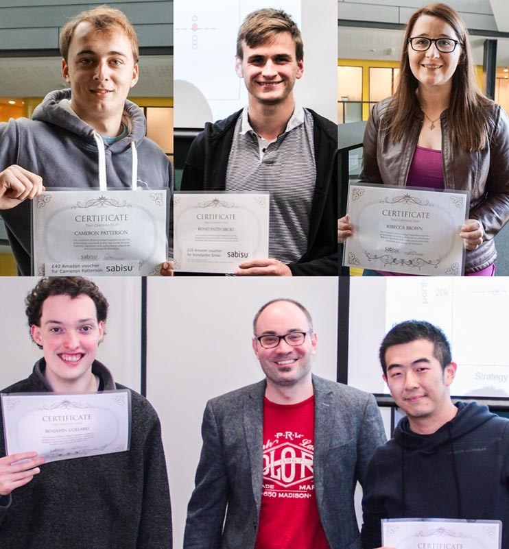 Winners of the Sabisu Coding Competition 2018 announced