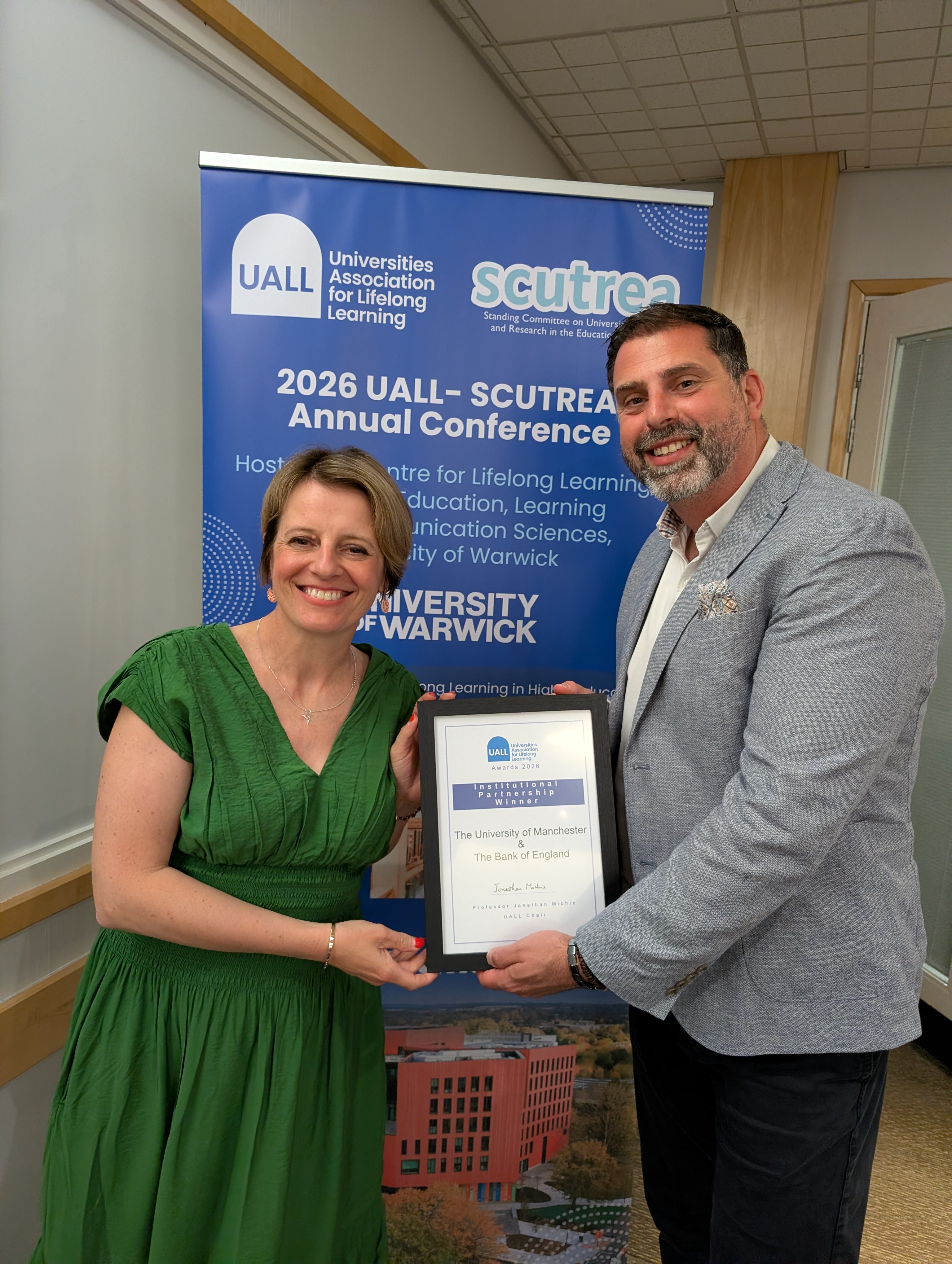 University of Manchester recognised at national lifelong learning awards