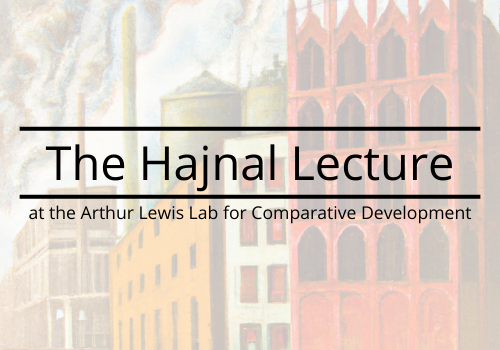 The Arthur Lewis Lab announces a new annual lecture in honour of John ...
