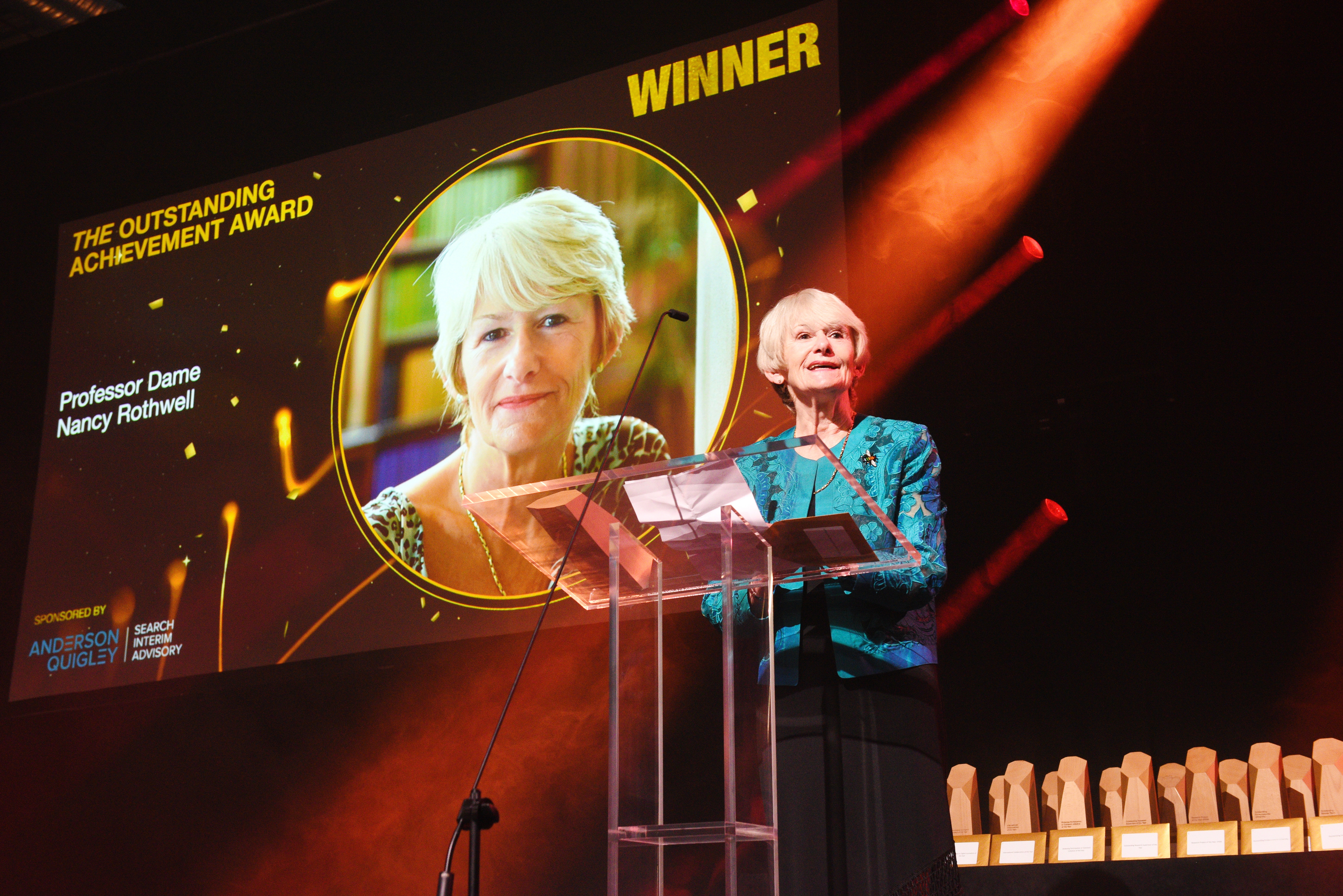 THE Outstanding Achievement Award for President and Vice-Chancellor