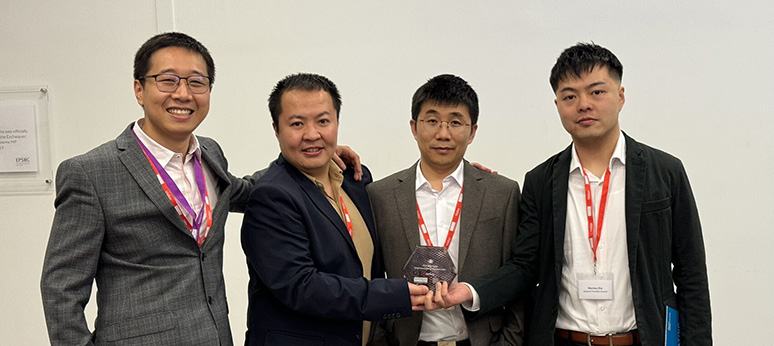 Wendong Wang part of £50,000 Harari Enterprise award win