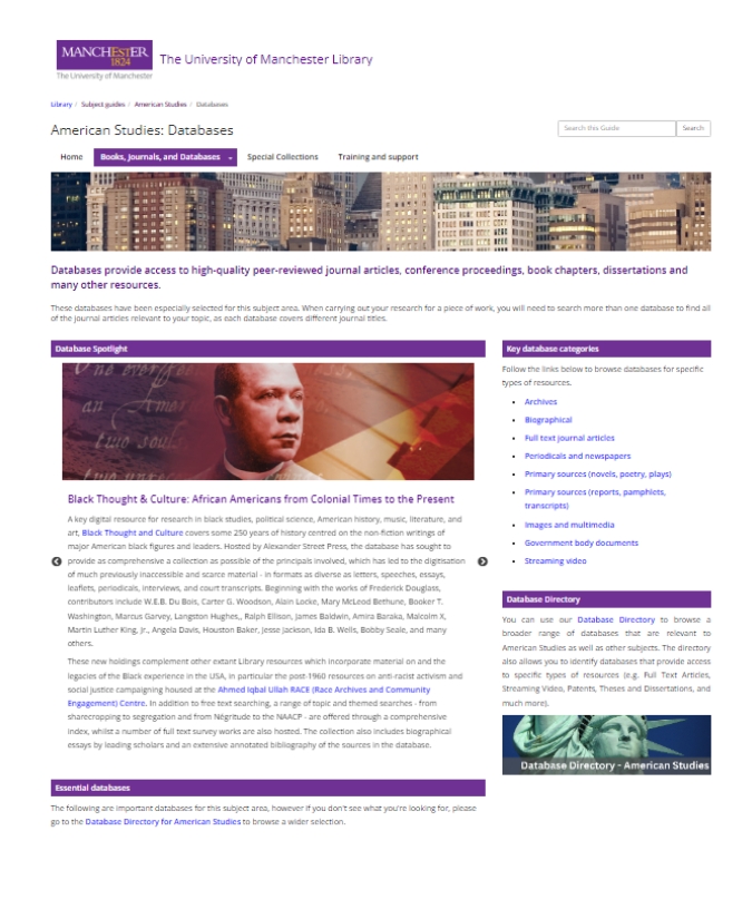 Library Subject Guides