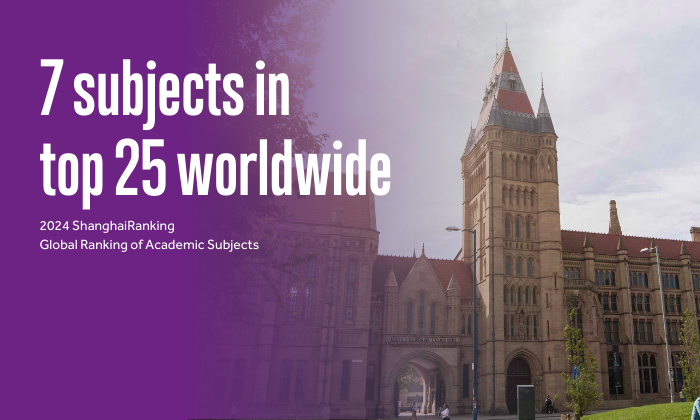 The University of Manchester climbs in the global ARWU Subject Rankings ...
