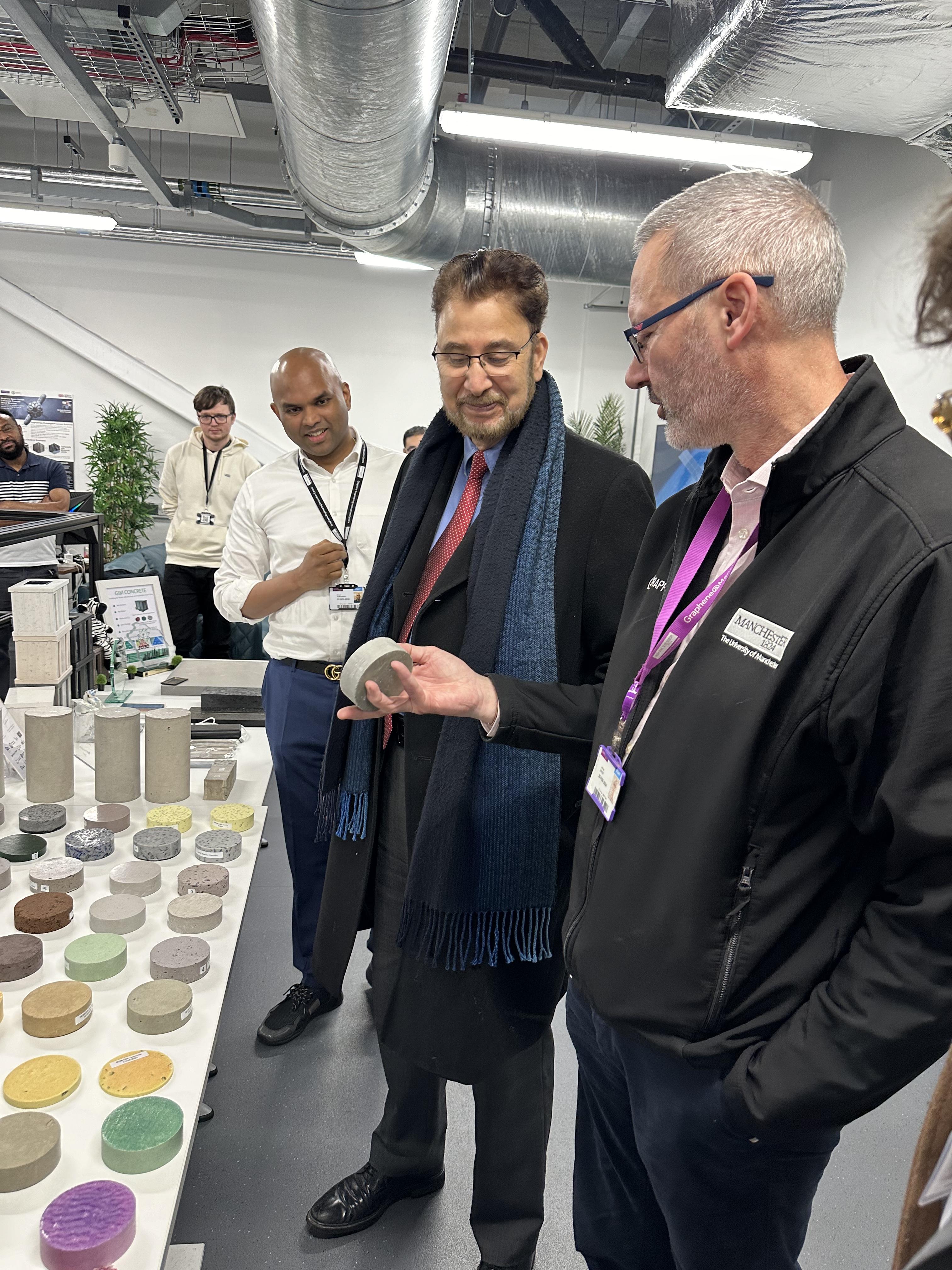 MP visits world leading graphene engineering facility at University of ...