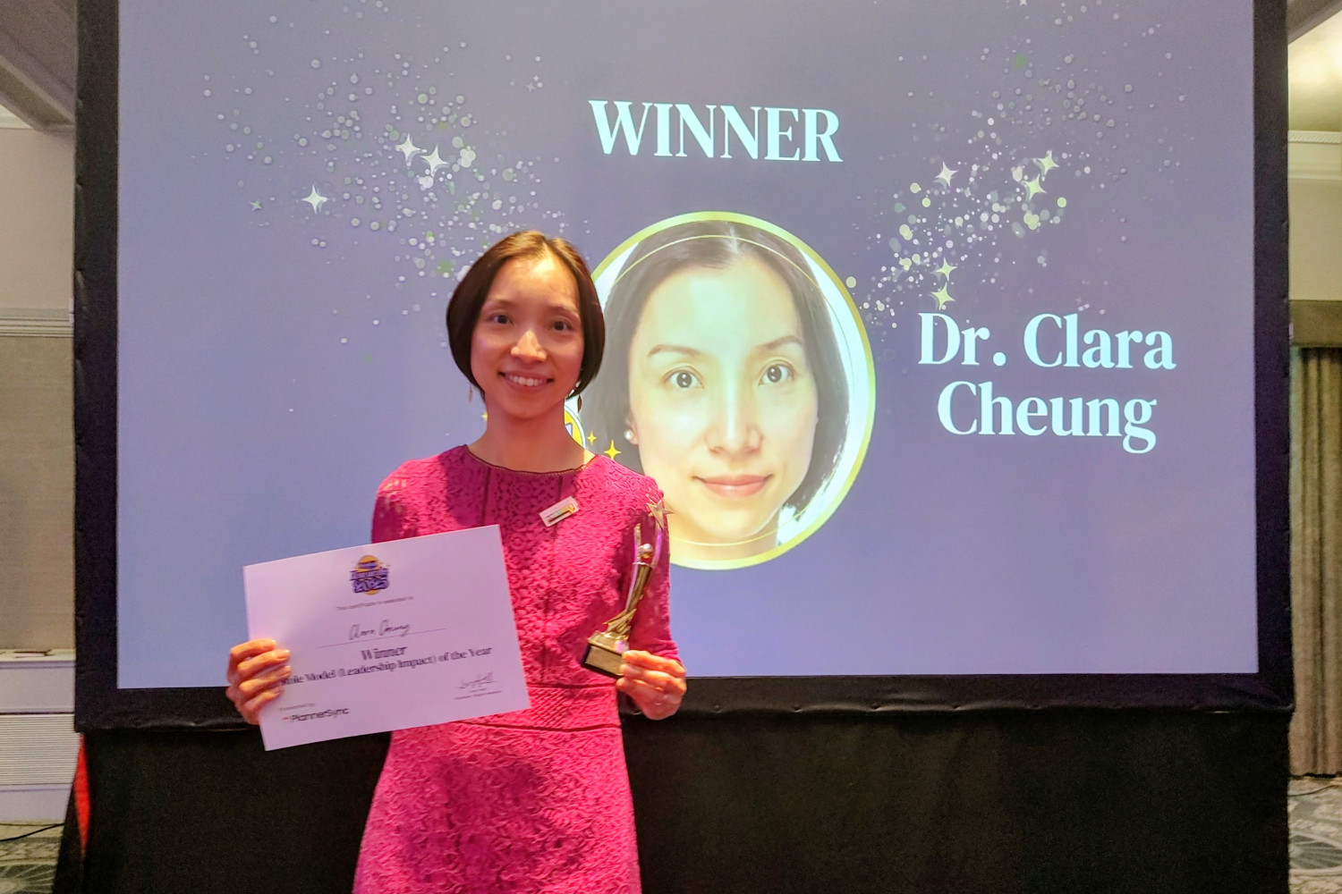 Dr Clara Cheung Wins Leadership Impact Award
