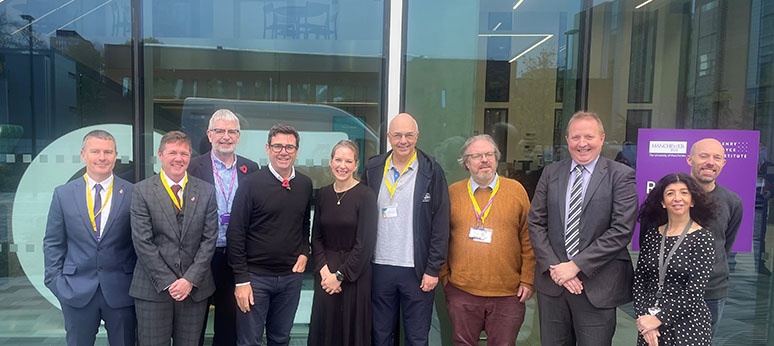 Mayor Andy Burnham visits Dalton Nuclear Institute