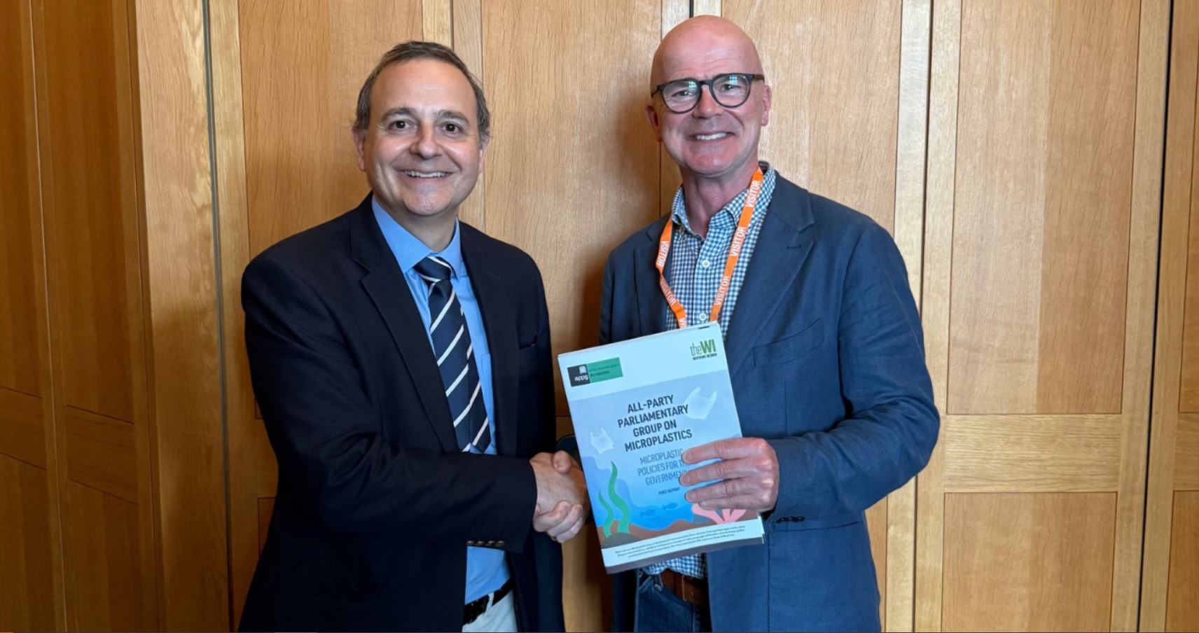 Geography professor delivers impactful Westminster talk on microplastics