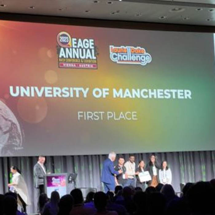 Manchester MScs win EAGE Laurie Dake Challenge 2023